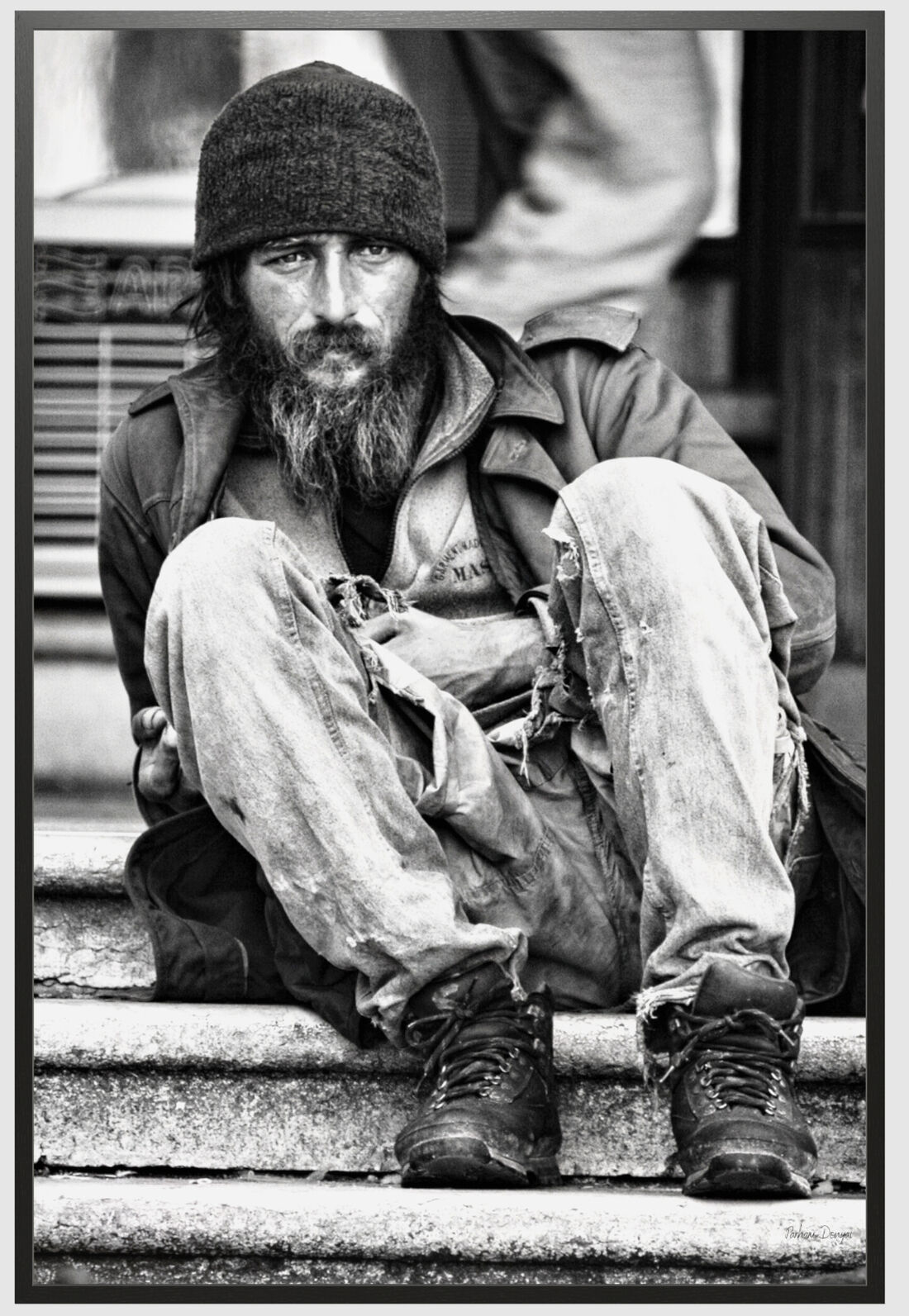 Homeless man photo for sale