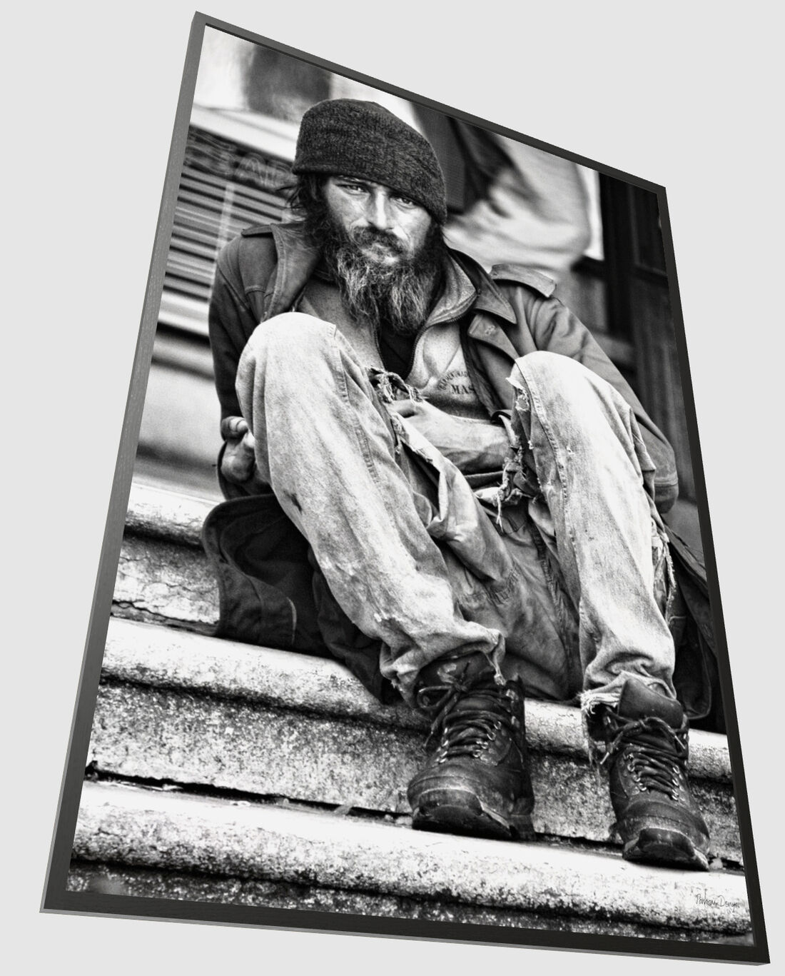 Homeless man photo for sale