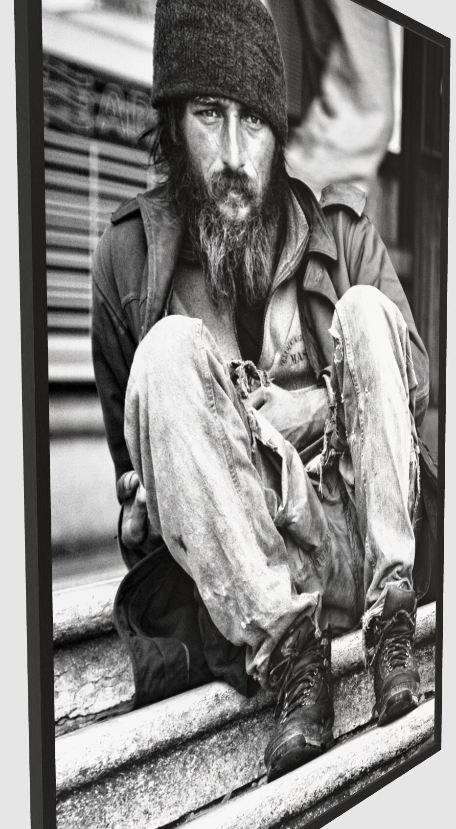 Homeless man photo for sale