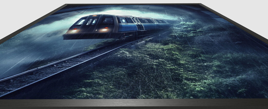 Surrealism Art Trains Surreal Escapism HD Wallpaper, Train | Premium